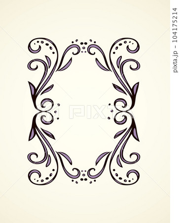 Vignette. Vector drawingのイラスト素材 [104175214] - PIXTA