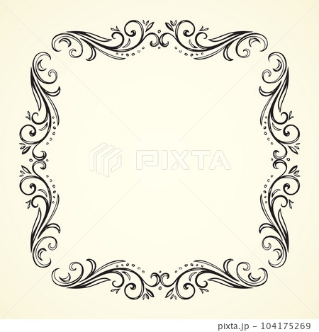 Vignette. Vector drawingのイラスト素材 [104175269] - PIXTA