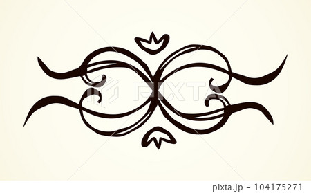 Vignette. Vector drawingのイラスト素材 [104175271] - PIXTA