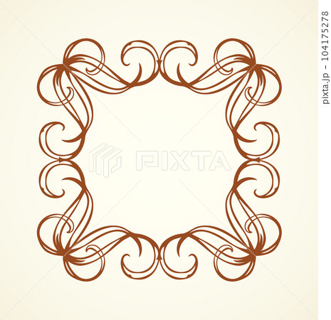 Vignette. Vector drawingのイラスト素材 [104175278] - PIXTA