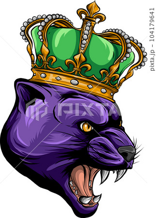 Vector portrait of an angry, grinning Puma,...のイラスト素材 [104179641] - PIXTA