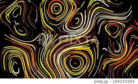 Abstract creative bg with curled lines like...のイラスト素材 [104255984] - PIXTA