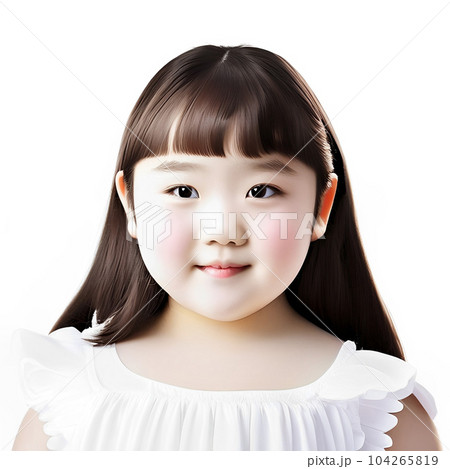 女児正面写真：AI生成のイラスト素材 [104265819] - PIXTA