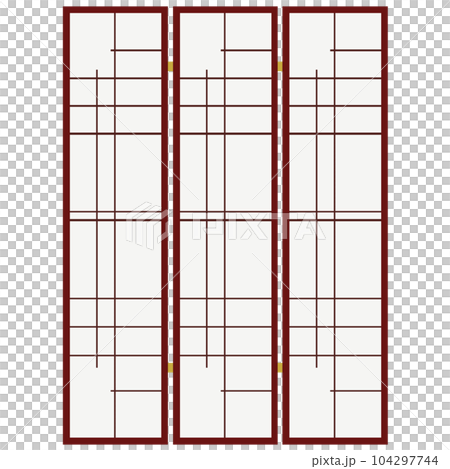 Illustration material vector of shoji screen... - Stock Illustration ...