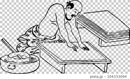 Karakami craftsman - Stock Illustration [104333094] - PIXTA