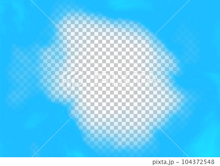 Background transparent blue fog frame... - Stock Illustration ...