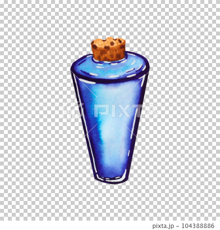 Watercolor illustration of a magical elixir.... - Stock Illustration ...