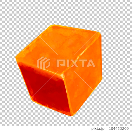 Image of delicious caramel _ block, white... - Stock Illustration ...