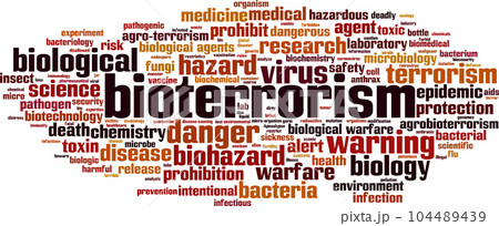 Bioterrorism word cloudのイラスト素材 [104489439] - PIXTA
