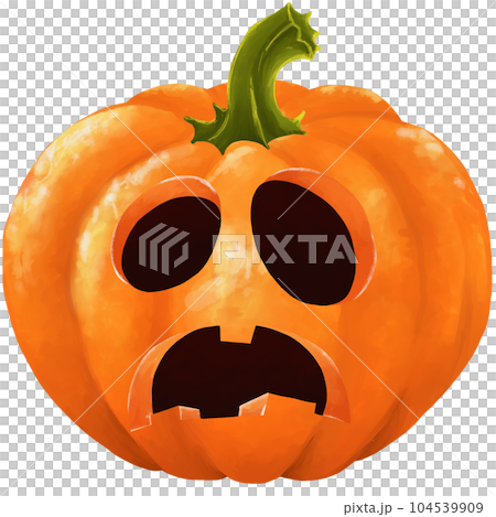 halloween pumpkin hat ghost happy scary horror...のイラスト素材 [104539909 ...