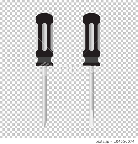 Plus and minus screwdriver set. Image of the... - Stock Illustration ...