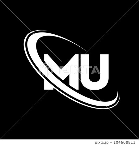 MU logo. M U design. White MU letter. MU/M U...のイラスト素材 [104608913] - PIXTA