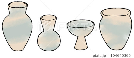 弥生土器のイラストのイラスト素材 [104640360] - PIXTA