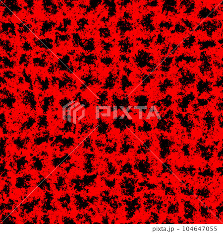 Delicate black ink dots on red background...のイラスト素材 [104647055] - PIXTA
