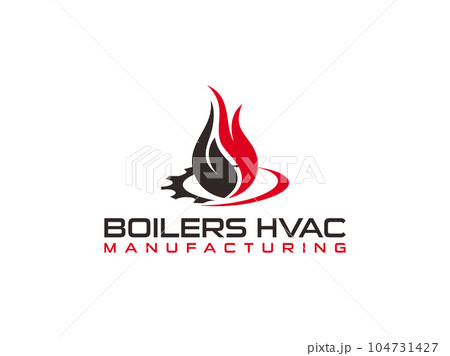 Boilers hvac business logo for appeal to high...のイラスト素材 [104731427] - PIXTA