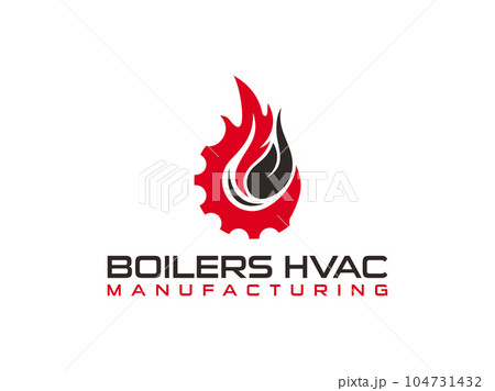 Boilers hvac business logo for appeal to high...のイラスト素材 [104731432] - PIXTA
