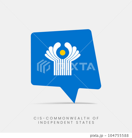 CIS-Commonwealth of Independent states flag...のイラスト素材 [104755588] - PIXTA