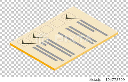 Checklist 5_Checking (vertical, isometric,... - Stock Illustration ...