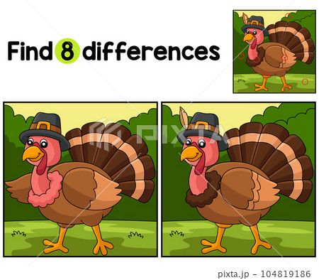Thanksgiving Find The Difference