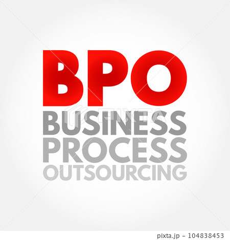BPO Business Process Outsourcing - delegation...のイラスト素材 [104838453] - PIXTA
