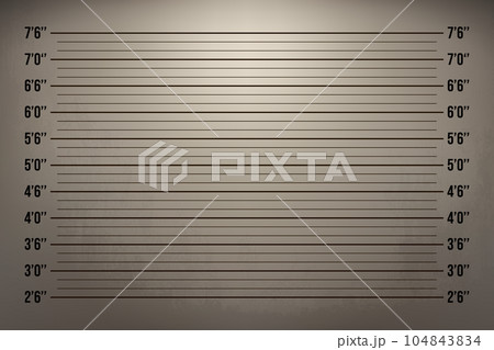 Police lineup or mugshot retro background with...のイラスト素材 [104843834 ...