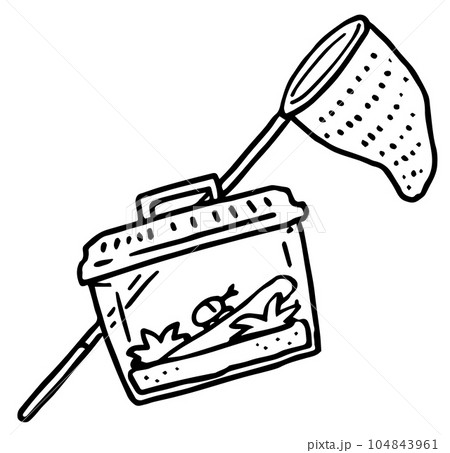 Bug Net Clipart Black And White