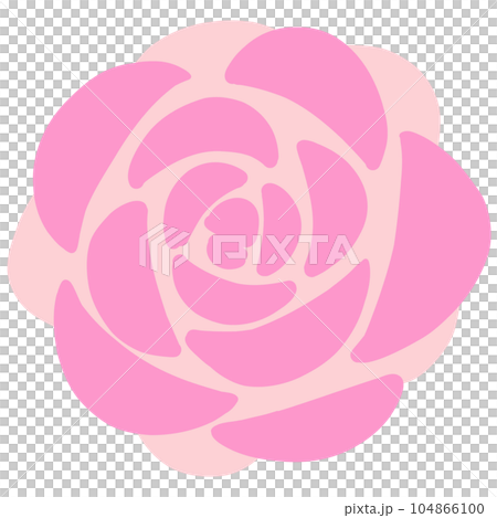 Rose paper cut-out stencil - Stock Illustration [104866100] - PIXTA