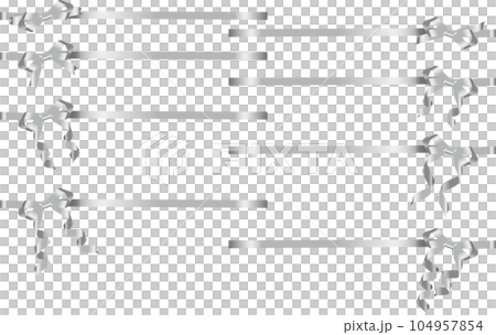 Ribbon 023-6 Tareha tied end - Stock Illustration [104957854] - PIXTA