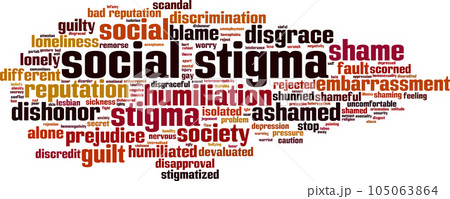 Social stigma word cloudのイラスト素材 [105063864] - PIXTA