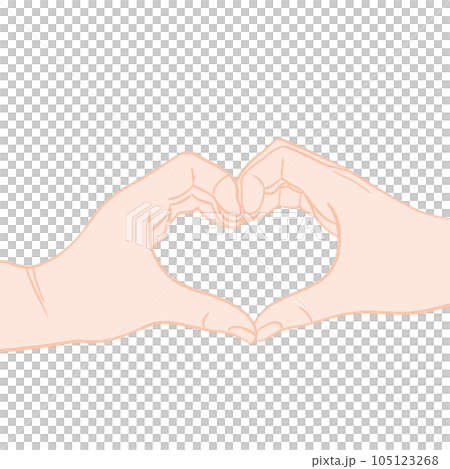 hands in heart shape icon, cartoon style - Stock Illustration ...