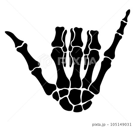 bone, person, signs, skeleton, surf, skull,...のイラスト素材 [105149031] - PIXTA