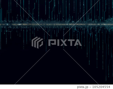 Abstract computer data characters, big data,...のイラスト素材 [105204554] - PIXTA