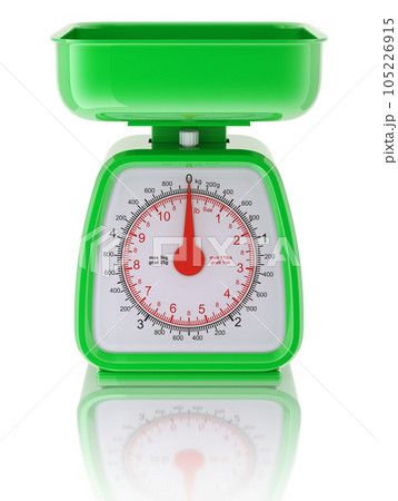 Green kitchen scaleのイラスト素材 [105226915] - PIXTA