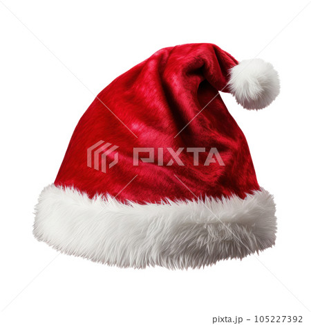 Santa Claus hat isolatedのイラスト素材 [105227392] - PIXTA