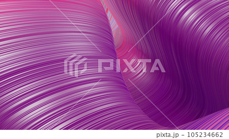 3d render. Shining purple surface, bright...のイラスト素材 [105234662] - PIXTA