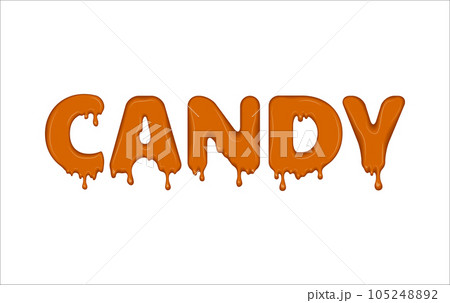 Vector word made of candy.のイラスト素材 [105248892] - PIXTA