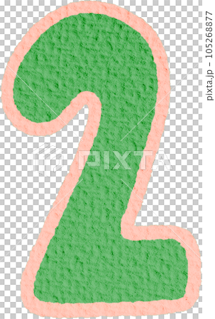 Number 2 Paper texture - Stock Illustration [105268877] - PIXTA