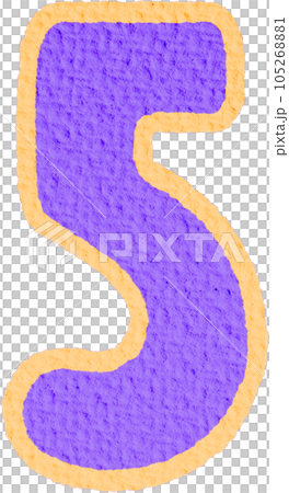 Number 5 Paper textureのイラスト素材 [105268881] - PIXTA