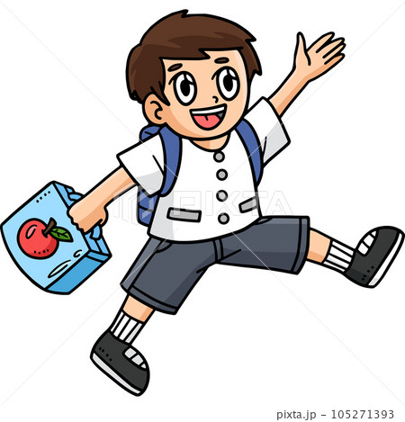 Smiling Student Cartoon