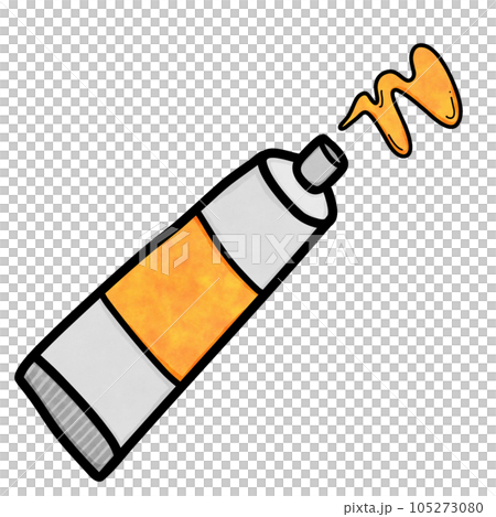 Orange Color tubeのイラスト素材 [105273080] - PIXTA