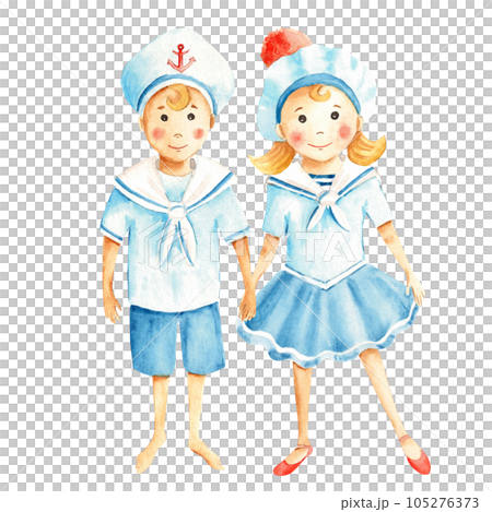 Nautical Kids Clipart Sailor Boy Clip Art Sailor Girl