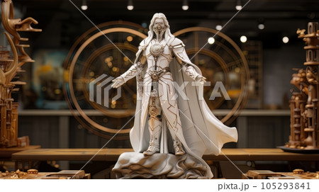 Robot jesus christ toy miniature made with...のイラスト素材 [105293841] - PIXTA