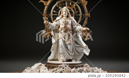 Robot jesus christ toy miniature made with...のイラスト素材 [105293842] - PIXTA