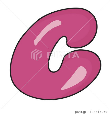 red and pink paint on white backgroundのイラスト素材 [105313939] - PIXTA