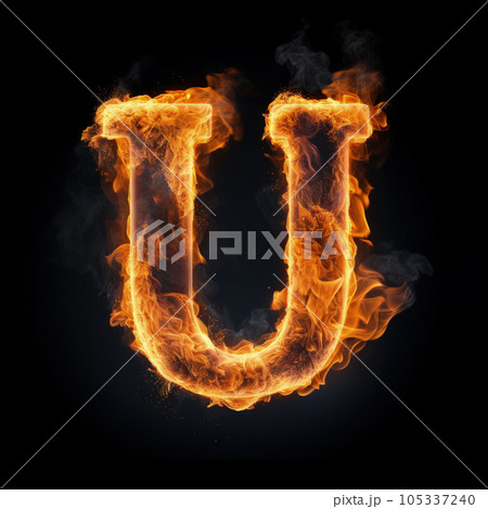 Fire Letter U