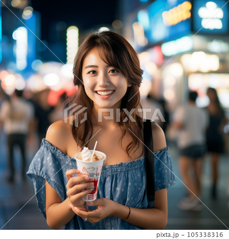 若い女性 夏 画像生成Aiで作成のイラスト素材 [105338316] - PIXTA