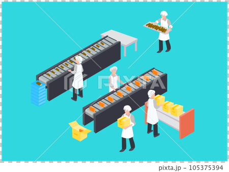 People Working In A Food Factory