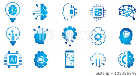 AI アイコン イメージのイラスト素材 [105386545] - PIXTA
