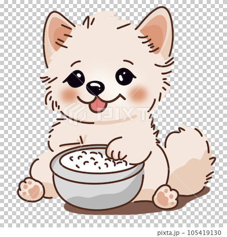 Dog cartoon cartoon dog minimal cartoon...-插圖素材 [105419130] - PIXTA圖庫