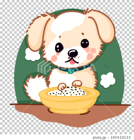 Dog cartoon cartoon dog minimal cartoon...-插圖素材 [105419133] - PIXTA圖庫